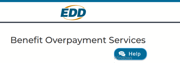 MyEDD Benefit Overpayment Services